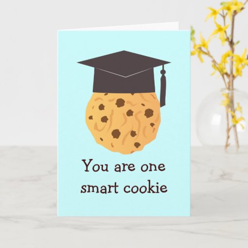 Smart Cookie Graduation Greeting Card | Zazzle