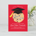 Smart Cookie Graduation Party Red Invitation | Zazzle