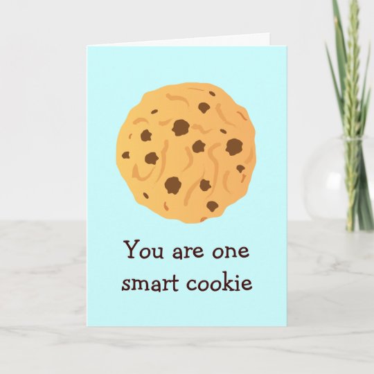 Smart Cookie Greeting Card | Zazzle.com