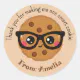 Smart Cookie Personalized Teacher Gifts Classic Round Sticker | Zazzle