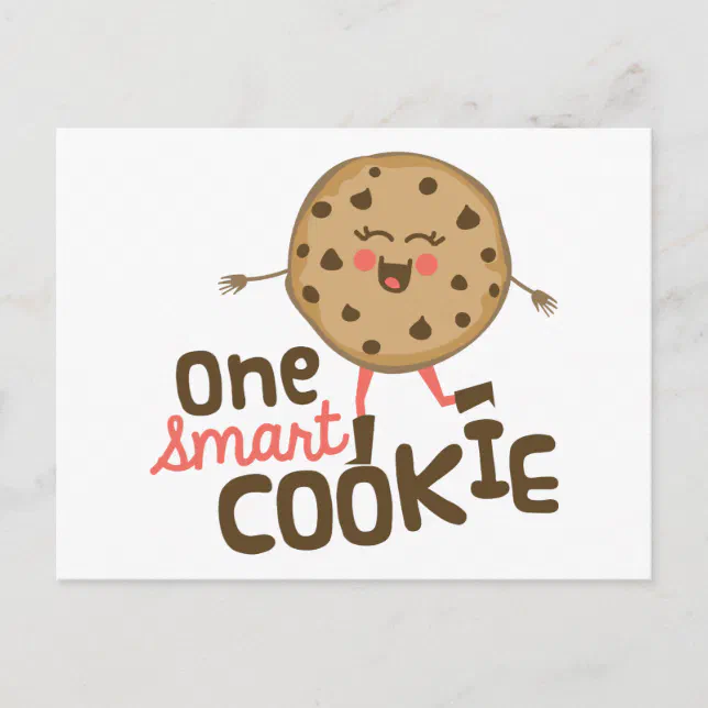 Smart Cookie Postcard | Zazzle