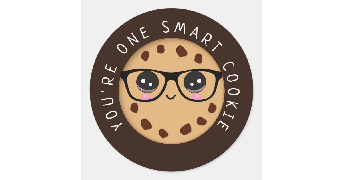 Smart Cookie Teacher Student Reward Classic Round Sticker | Zazzle