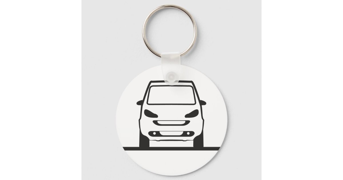 Smart Fortwo Front Keychain | Zazzle