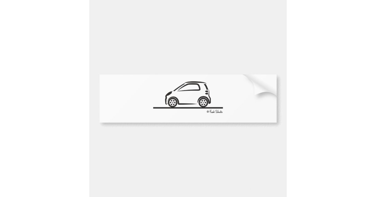 Smart Fortwo Side Bumper Sticker | Zazzle