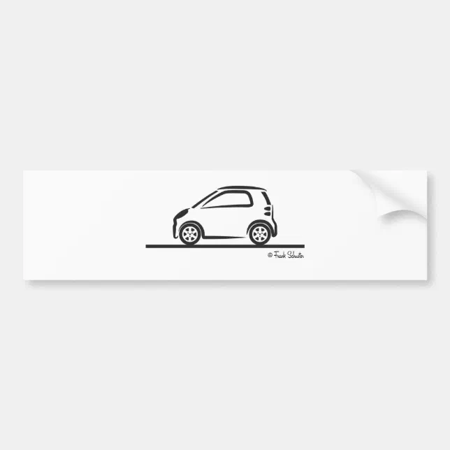 Smart Fortwo Side Bumper Sticker | Zazzle