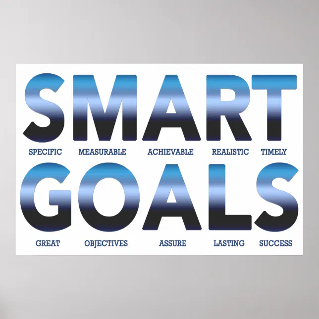 Smart Goals Poster | Zazzle