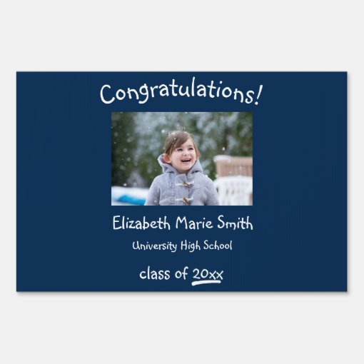 Smart Graduate Funny Graduation Congratulations Sign | Zazzle