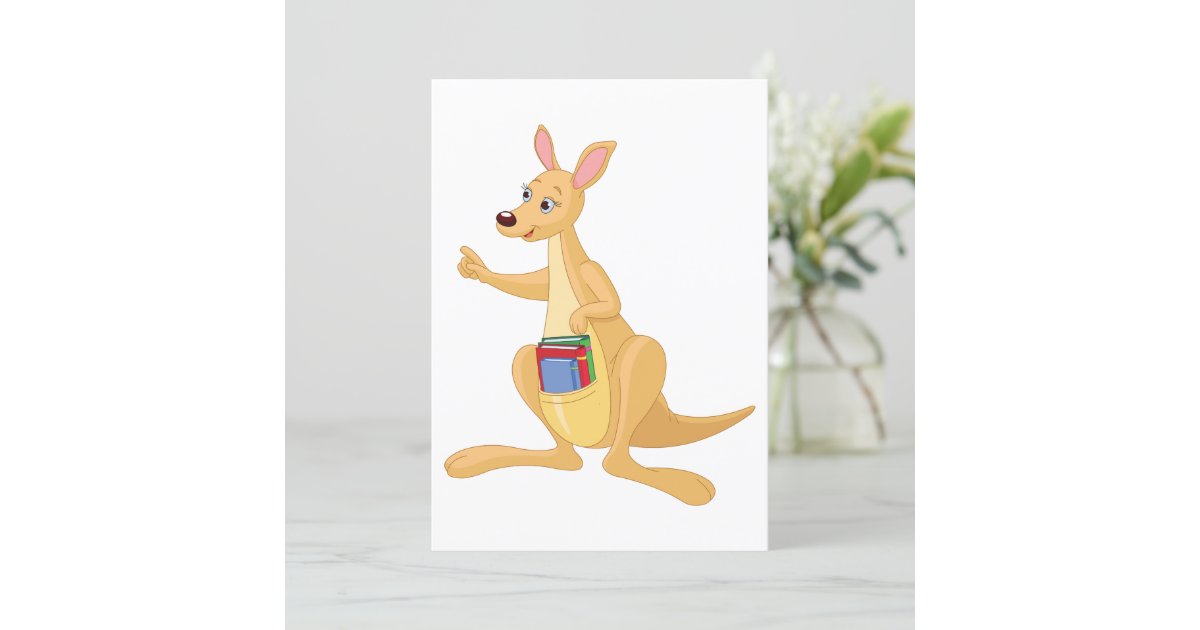 Smart Kangaroo Invitation | Zazzle