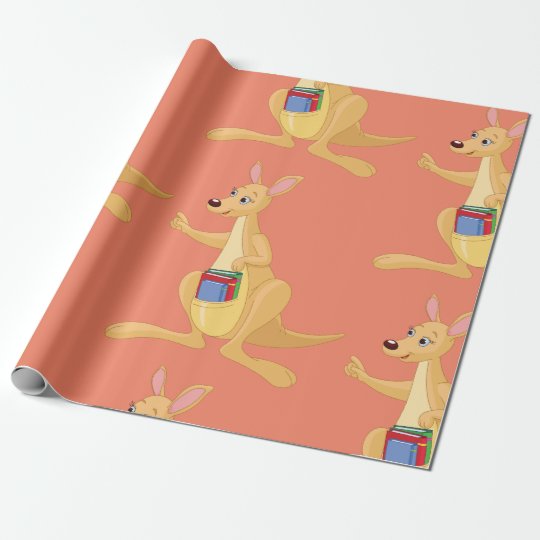 Smart Kangaroo Wrapping Paper | Zazzle.com