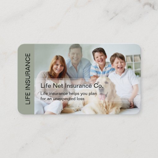 Smart Life Insurance Business Card | Zazzle