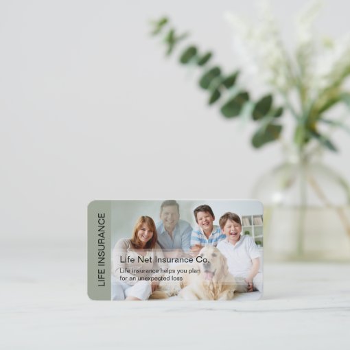 Smart Life Insurance Business Card | Zazzle