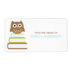 Smart Owl Bookplates Labels | Zazzle