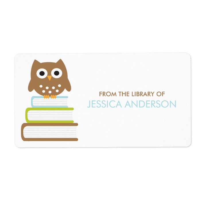 Smart Owl Bookplates Labels | Zazzle.com