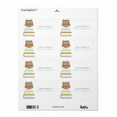 Smart Owl Bookplates Labels | Zazzle