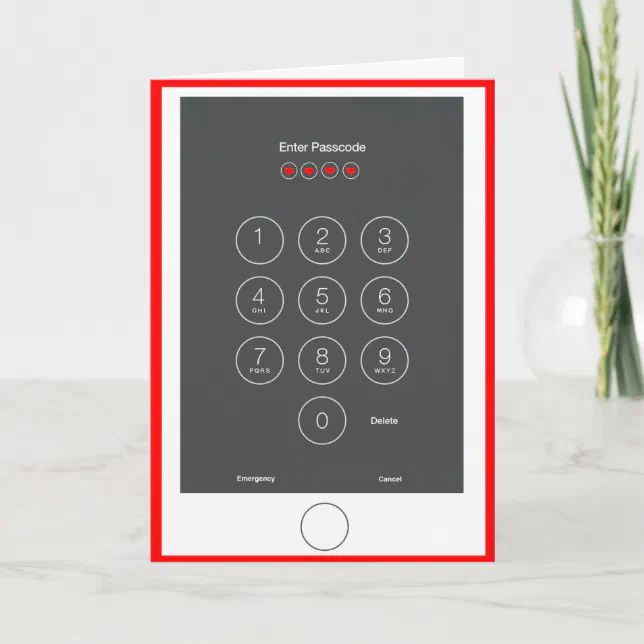 Smart Phone Greeting Card | Zazzle