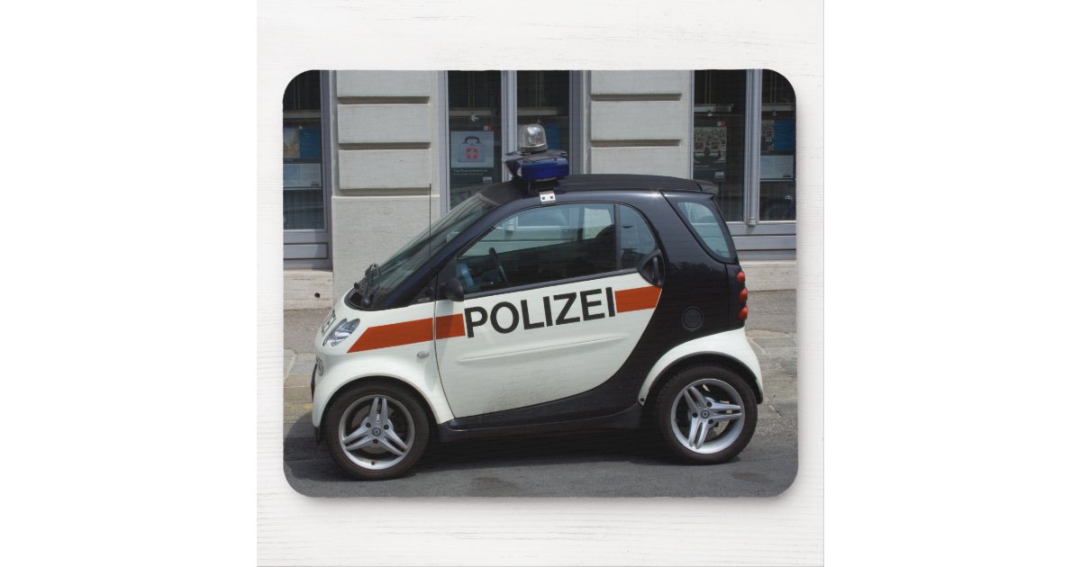 smart Police Car Mouse Pad | Zazzle