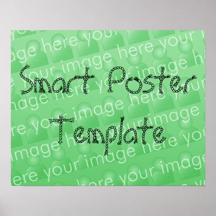Smart Poster Template | Zazzle