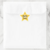 Smarty Pants - Sarcastic Gold Star Awards Star Sticker | Zazzle