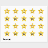 Smarty Pants - Sarcastic Gold Star Awards Star Sticker | Zazzle