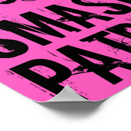 Smash the Patriarchy Pink Feminist Quote Cool Poster | Zazzle