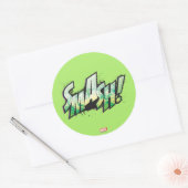 SMASH! Word Graphic Classic Round Sticker | Zazzle