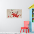 SMAUG™ Silhouette & Name Poster | Zazzle