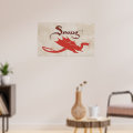 SMAUG™ Silhouette & Name Poster | Zazzle
