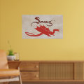 SMAUG™ Silhouette & Name Poster | Zazzle