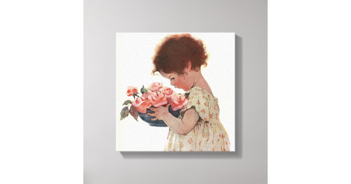 Smell The Roses Canvas Print | Zazzle
