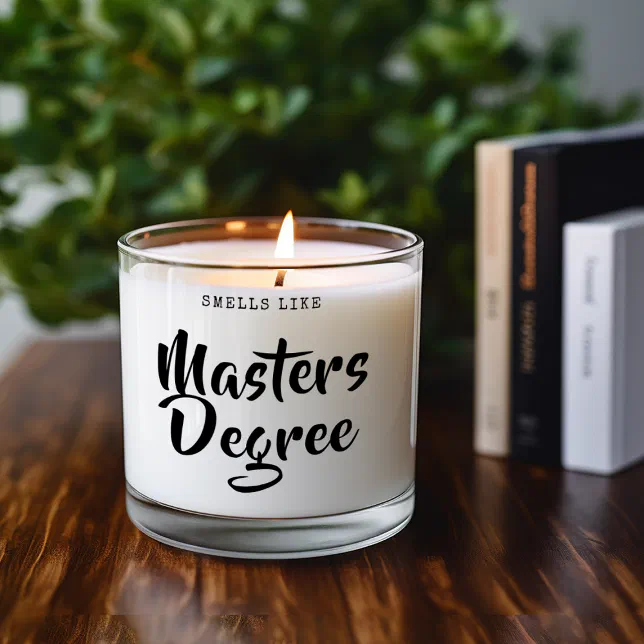 Smells like One Degree Hotter Graduation Scented C Scented Candle | Zazzle