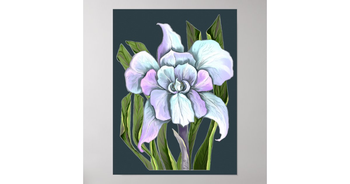 Smeraldo flower Poster | Zazzle