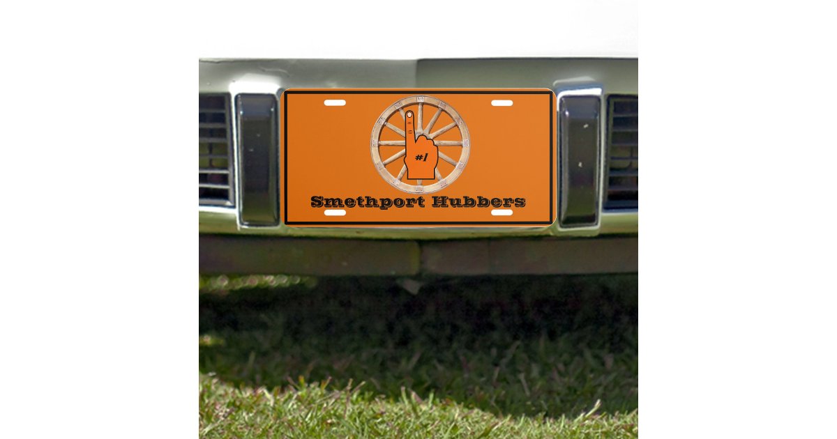 Smethport Hubbers #1 Fan License Plate | Zazzle