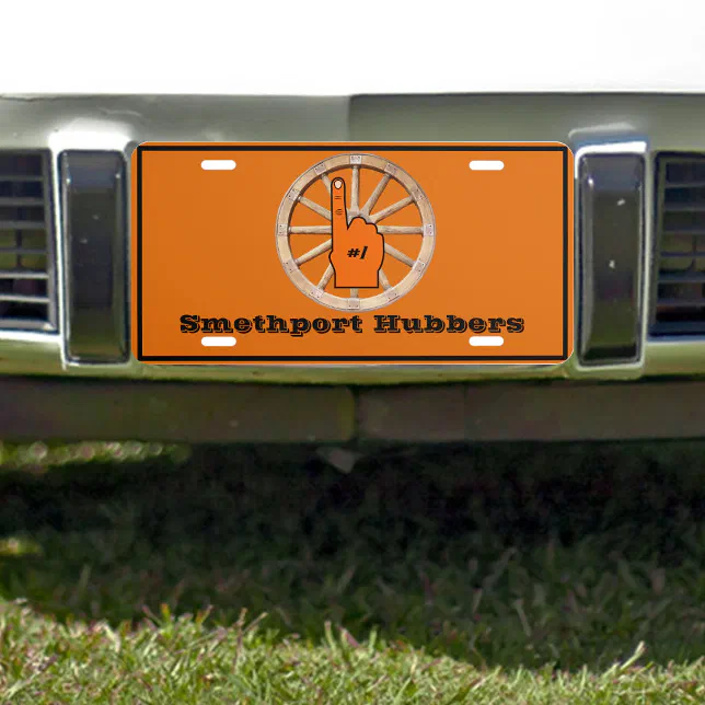 Smethport Hubbers #1 Fan License Plate | Zazzle