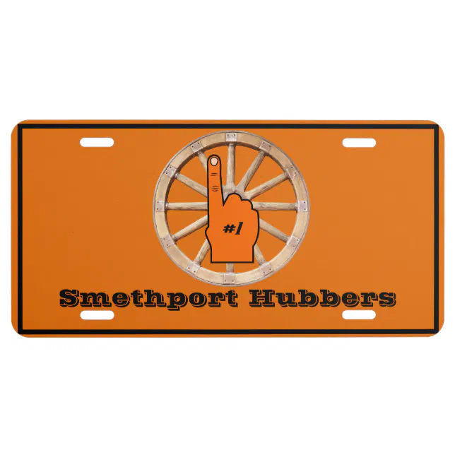 Smethport Hubbers #1 Fan License Plate | Zazzle