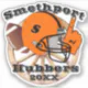 Smethport Hubbers Wheel #1 Fan Football Helmet Sticker | Zazzle