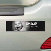 SMILE! BUMPER STICKER | Zazzle