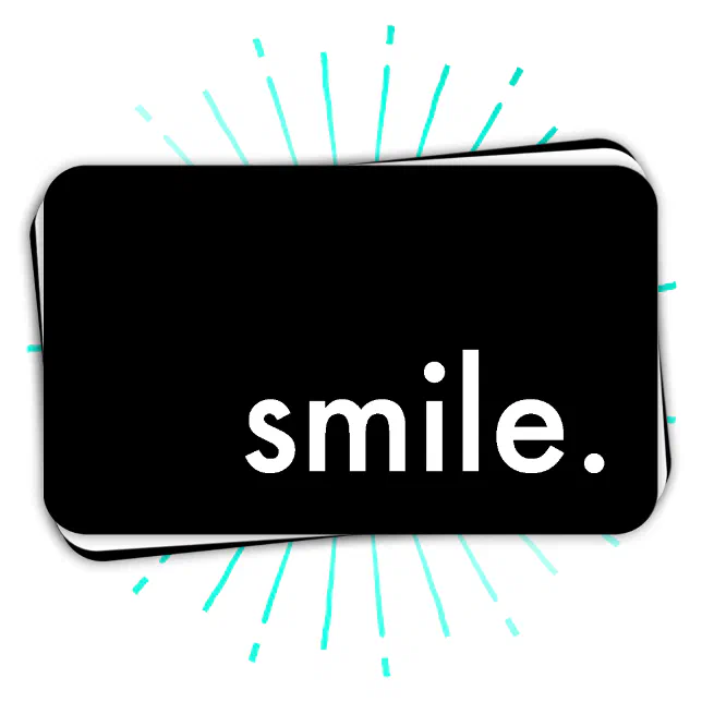 smile. business card | Zazzle