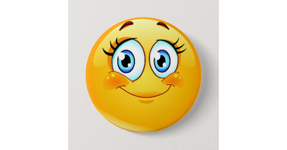 SMILE BUTTON by SRF | Zazzle
