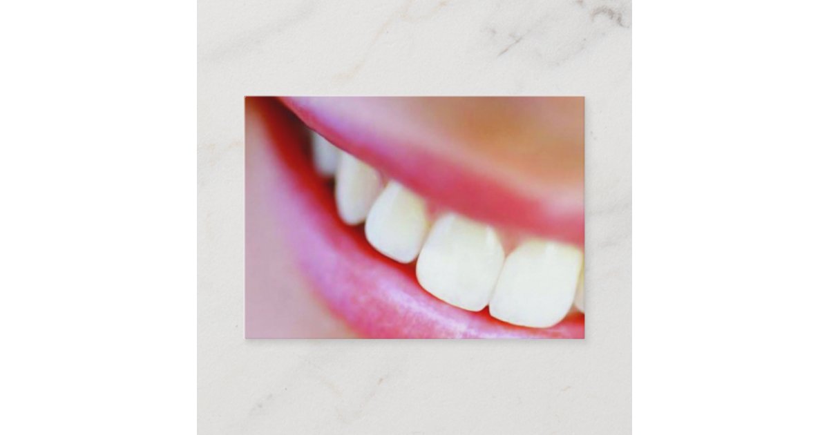 smile dentist business card | Zazzle