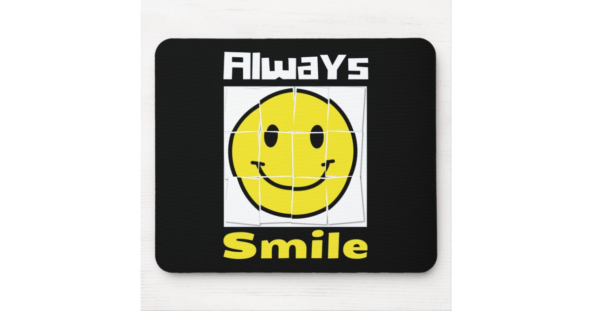 Smile Emoji Mouse Pad | Zazzle