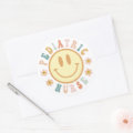 Smile Pediatric Nurse, PEDS Nurse, Peds Nursing Classic Round Sticker ...