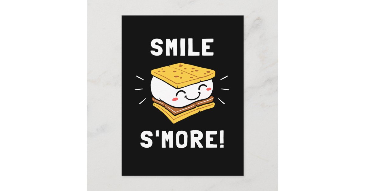 Smile S'more Postcard | Zazzle