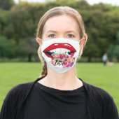 Smile with Love Face Mask | Zazzle