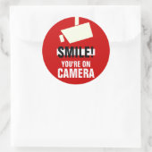 Smile! You're On Camera Stickers | Zazzle