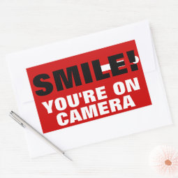 Smile you're on Camera Stickers | Zazzle