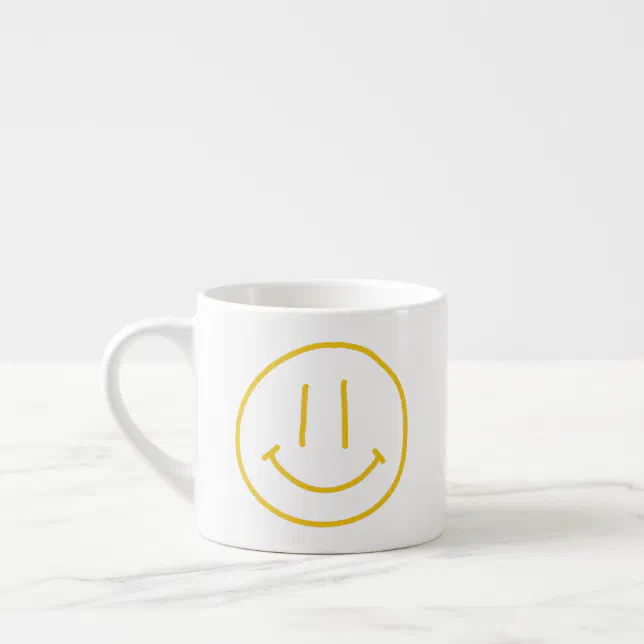 Smiley Face Coffee Mug: A Smile for Every Sip Espresso Cup | Zazzle