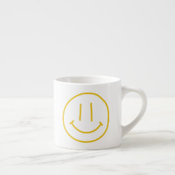 Smiley Face Coffee Mug: A Smile for Every Sip Espresso Cup | Zazzle