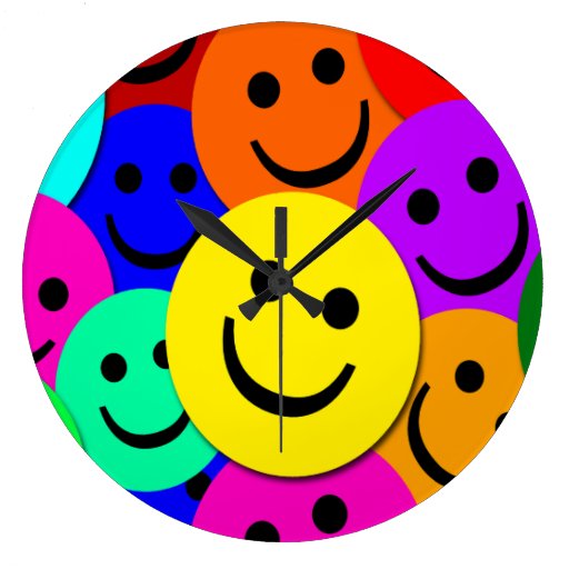 Smiley Face Clock Images at Linda Durham blog
