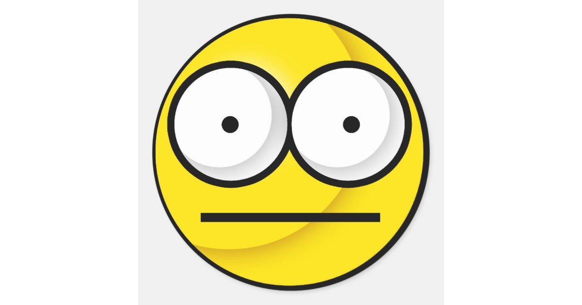 Smiley Huh? Sticker | Zazzle