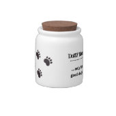 Smiling Boxer Dog, Dog Cookie Treats Jar | Zazzle